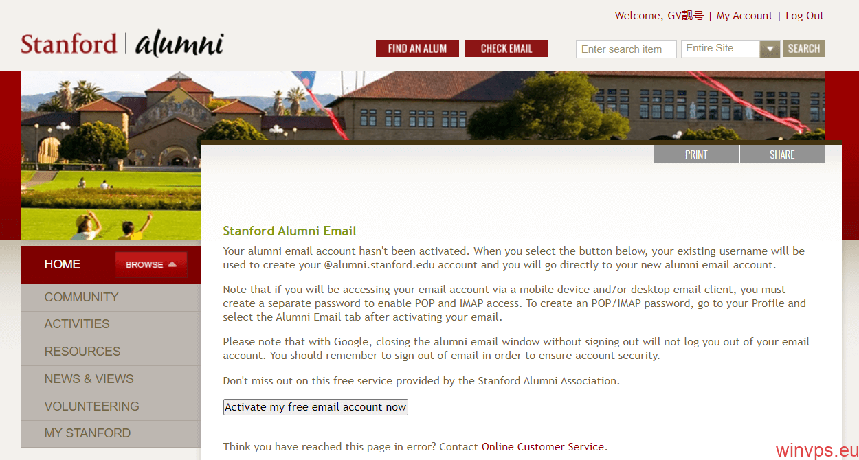 斯坦福大学 / Stanford University / 校友 / Stanford University Alumni 邮箱开通流程-军哥 ...